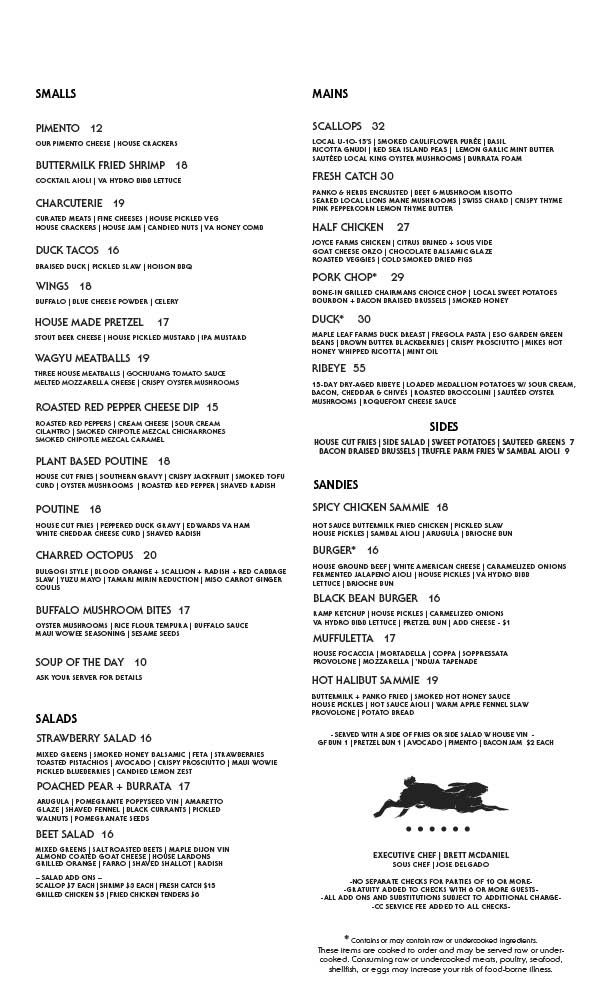 Esoteric Menu - Esoteric VB, Craft Beer and Curated Food